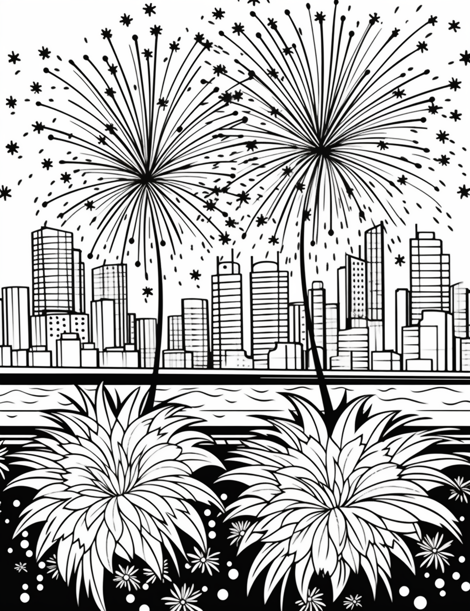 Color Craftables | Coloring Pages | Holiday - New Year's Day