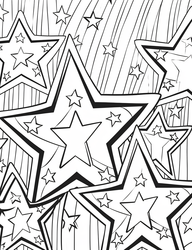 Color Craftables | Coloring Pages | Holiday - 4th of July - Stars and ...