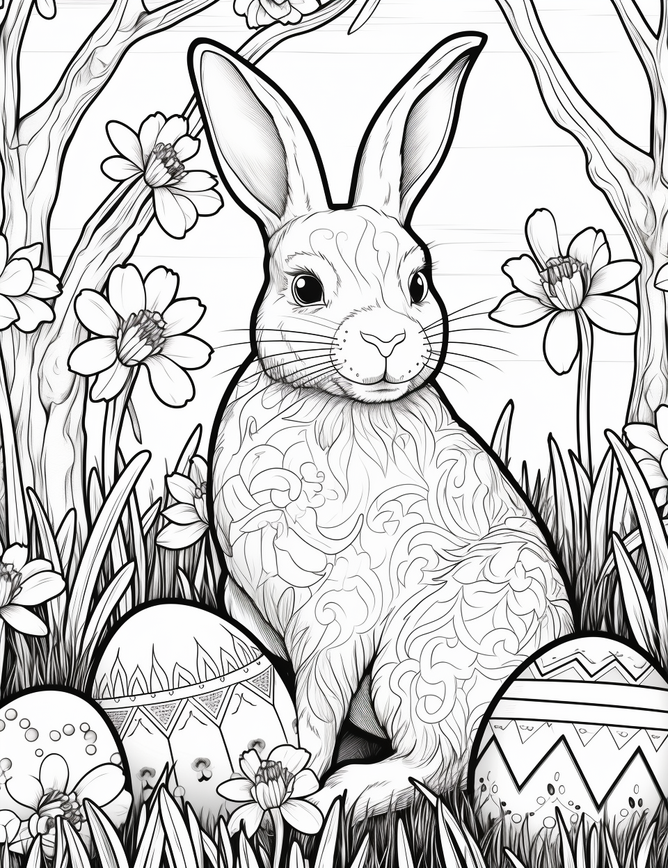 Color Craftables | Coloring Pages | Holiday - Easter - Chocolate Bunny