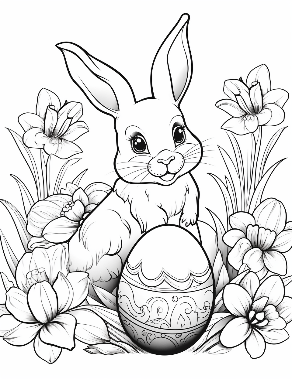 Color Craftables | Coloring Pages | Holiday - Easter - Chocolate Bunny