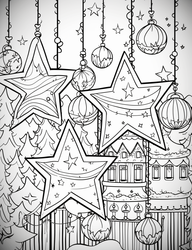 Color Craftables | Coloring Pages | Holiday - Christmas - Stars