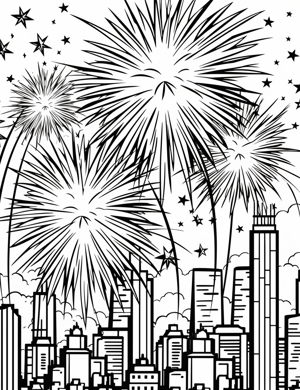 Color Craftables | Coloring Pages | Holiday - New Year's Day