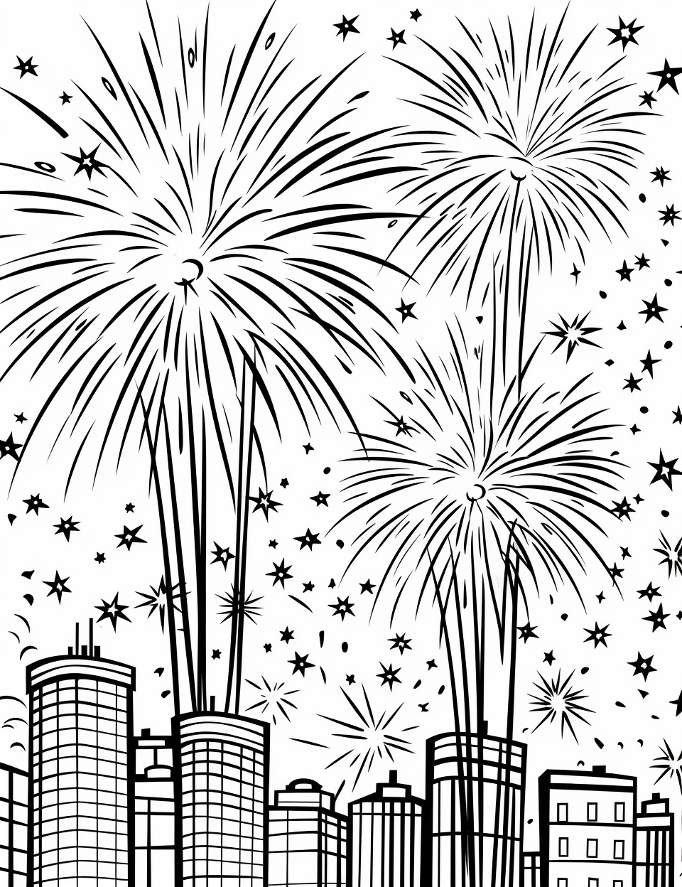 Color Craftables | Coloring Pages | Holiday - New Year's Day