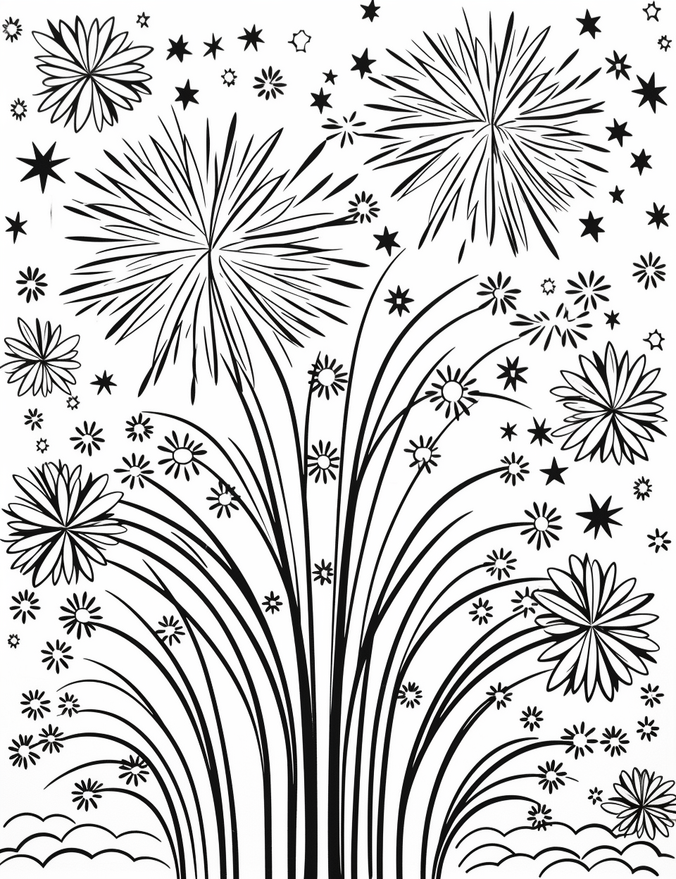 Color Craftables | Coloring Pages | Holiday - New Year's Day