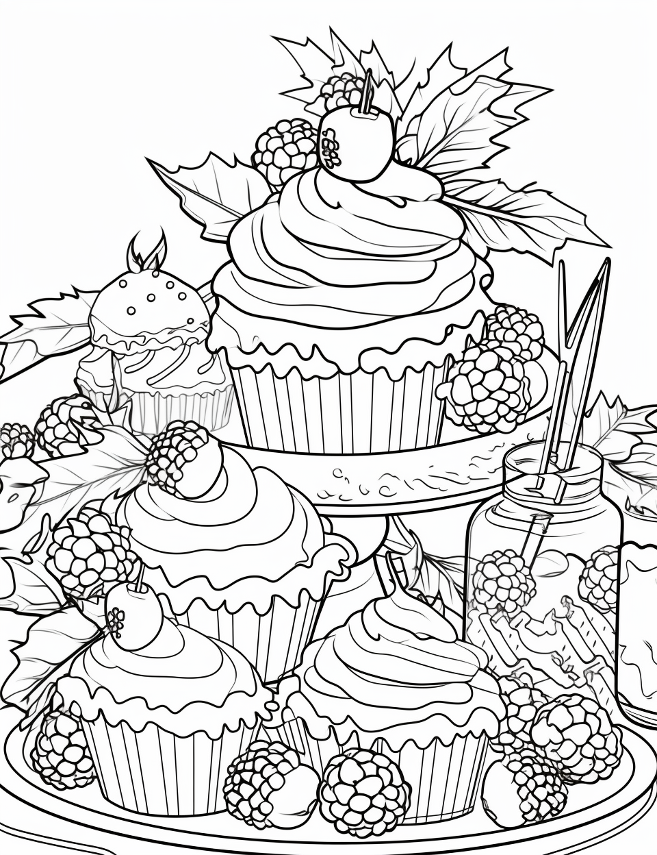 Color Craftables | Coloring Pages | Holiday - Christmas - Festive Feasts