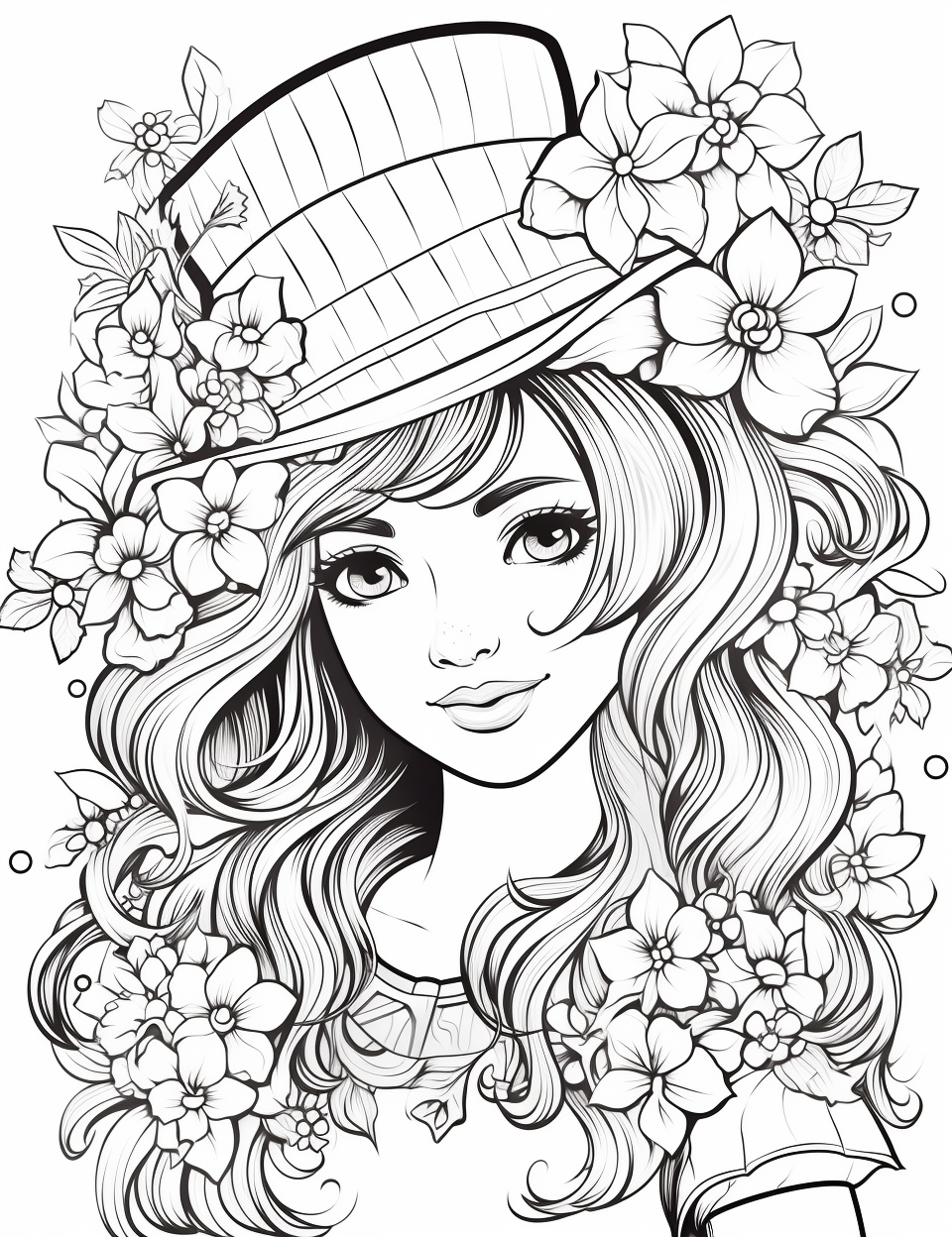 Easter Bonnet Coloring Page Coloring Pages