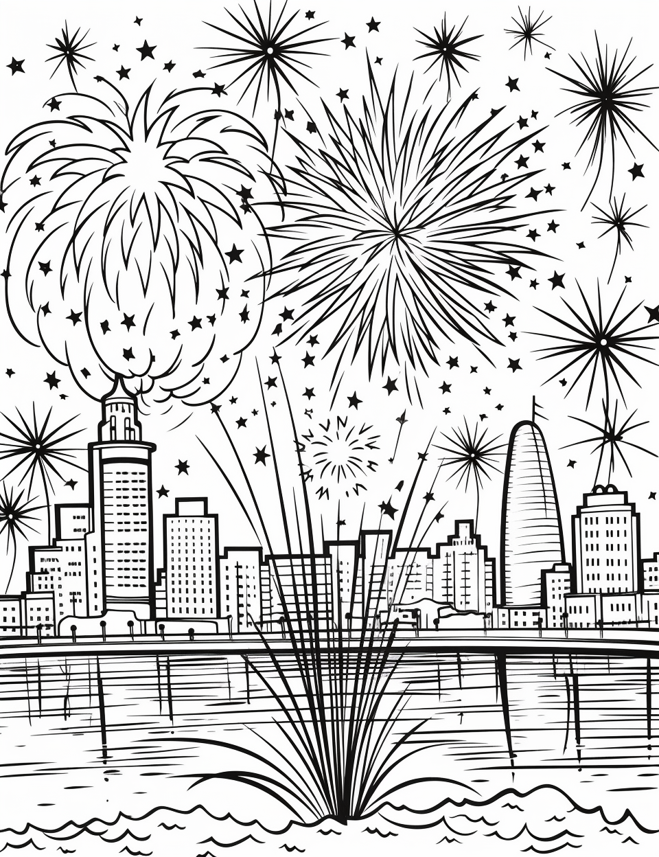 Color Craftables | Coloring Pages | Holiday - New Year's Day