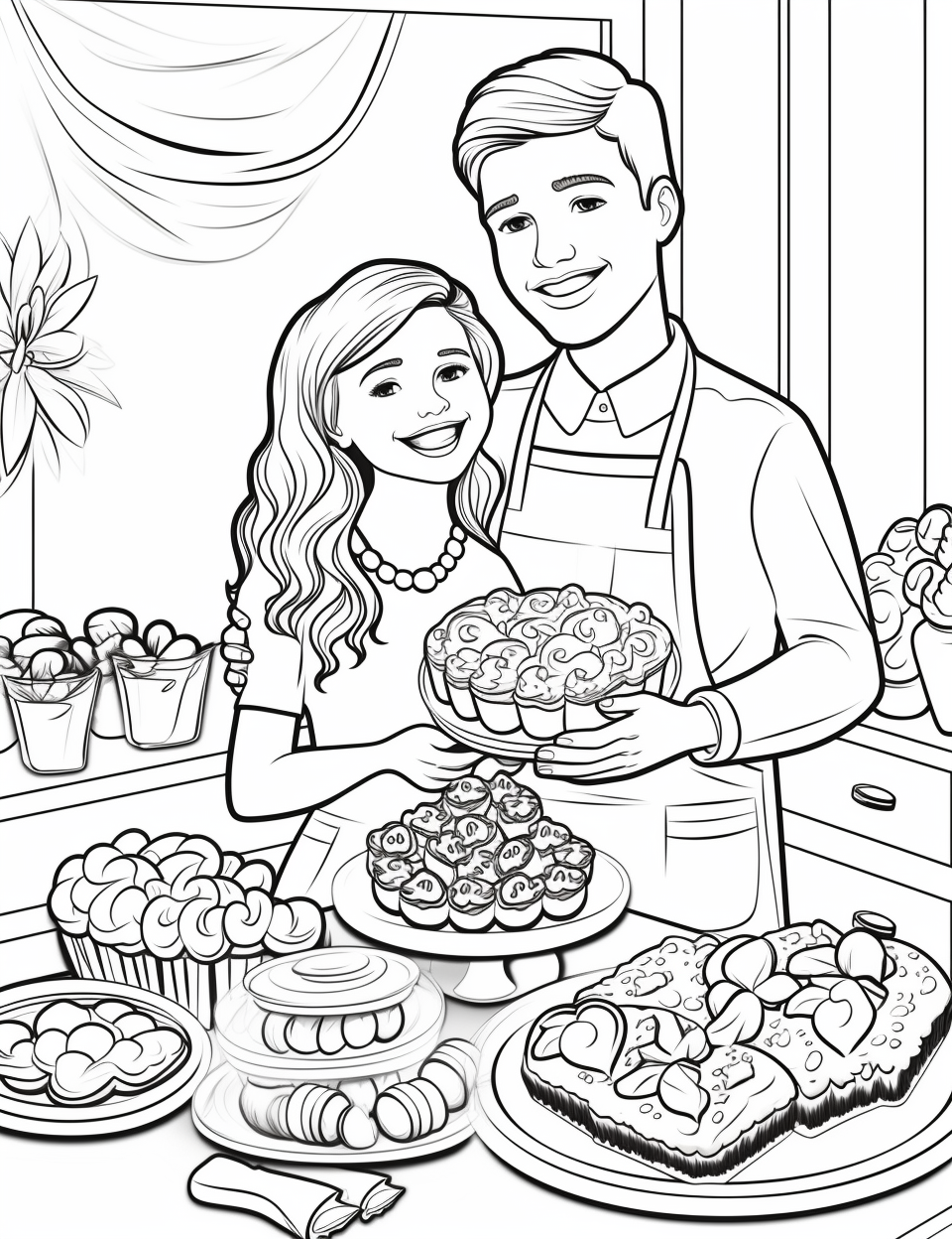 Color Craftables | Coloring Pages | Valentine's Day Romantic Dinners ...