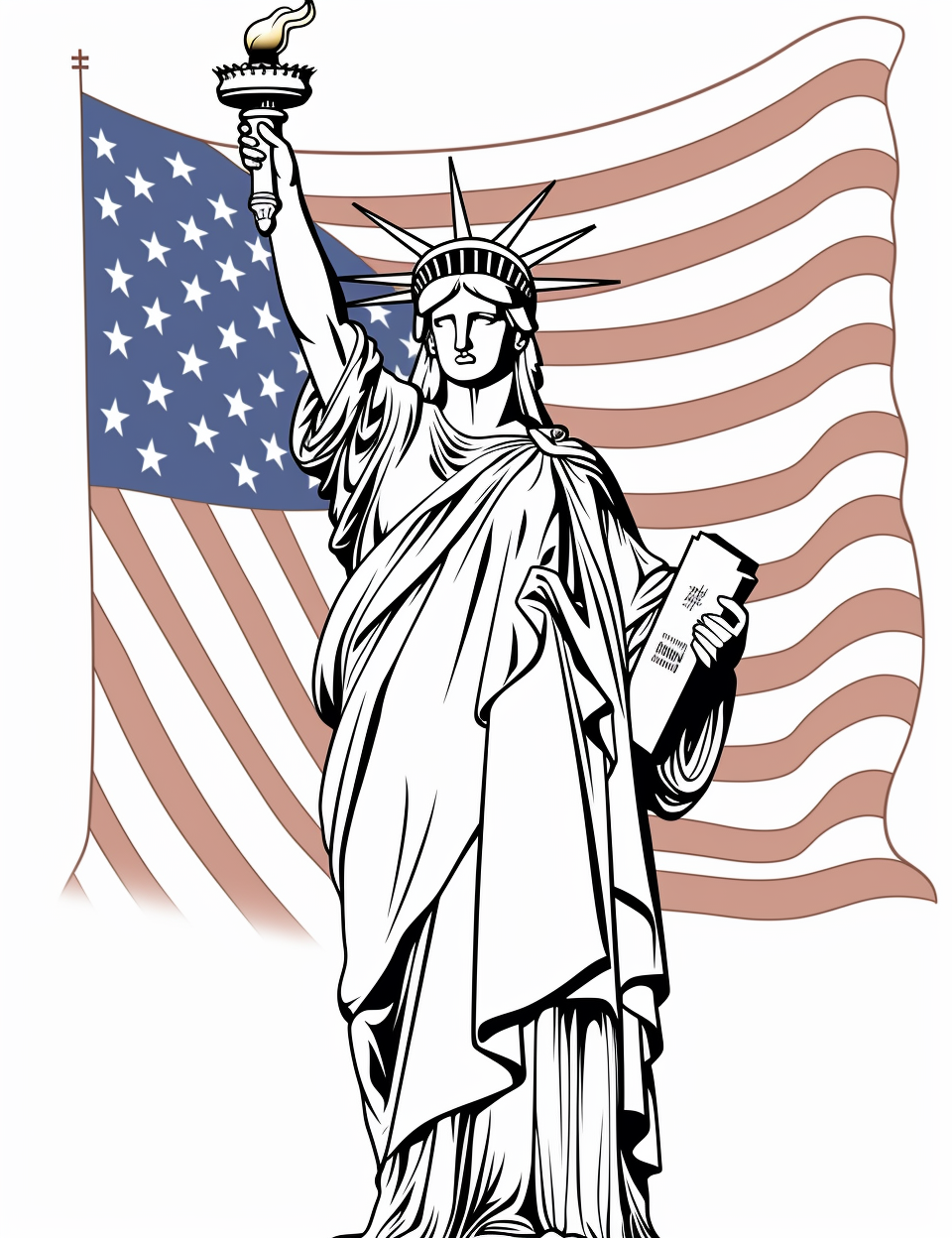 Color Craftables | Coloring Pages | Holiday - 4th of July - Statue of ...