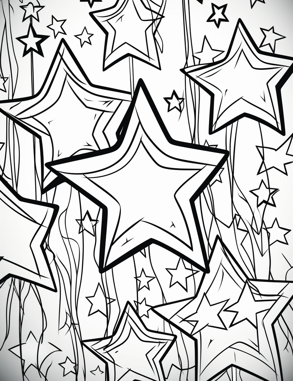 Color Craftables | Coloring Pages | Holiday - 4th of July - Stars and ...