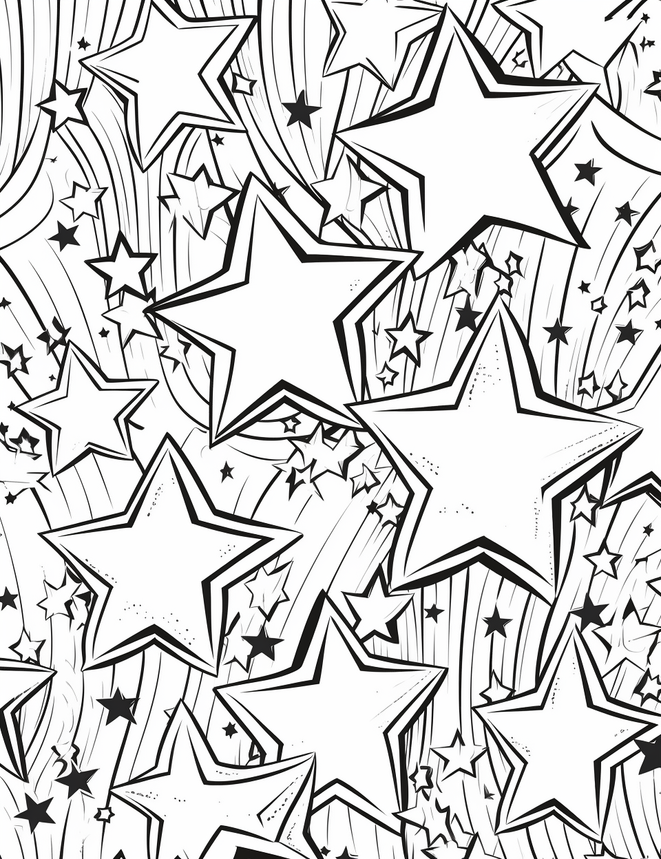 Color Craftables | Coloring Pages | Holiday - 4th of July - Stars and ...