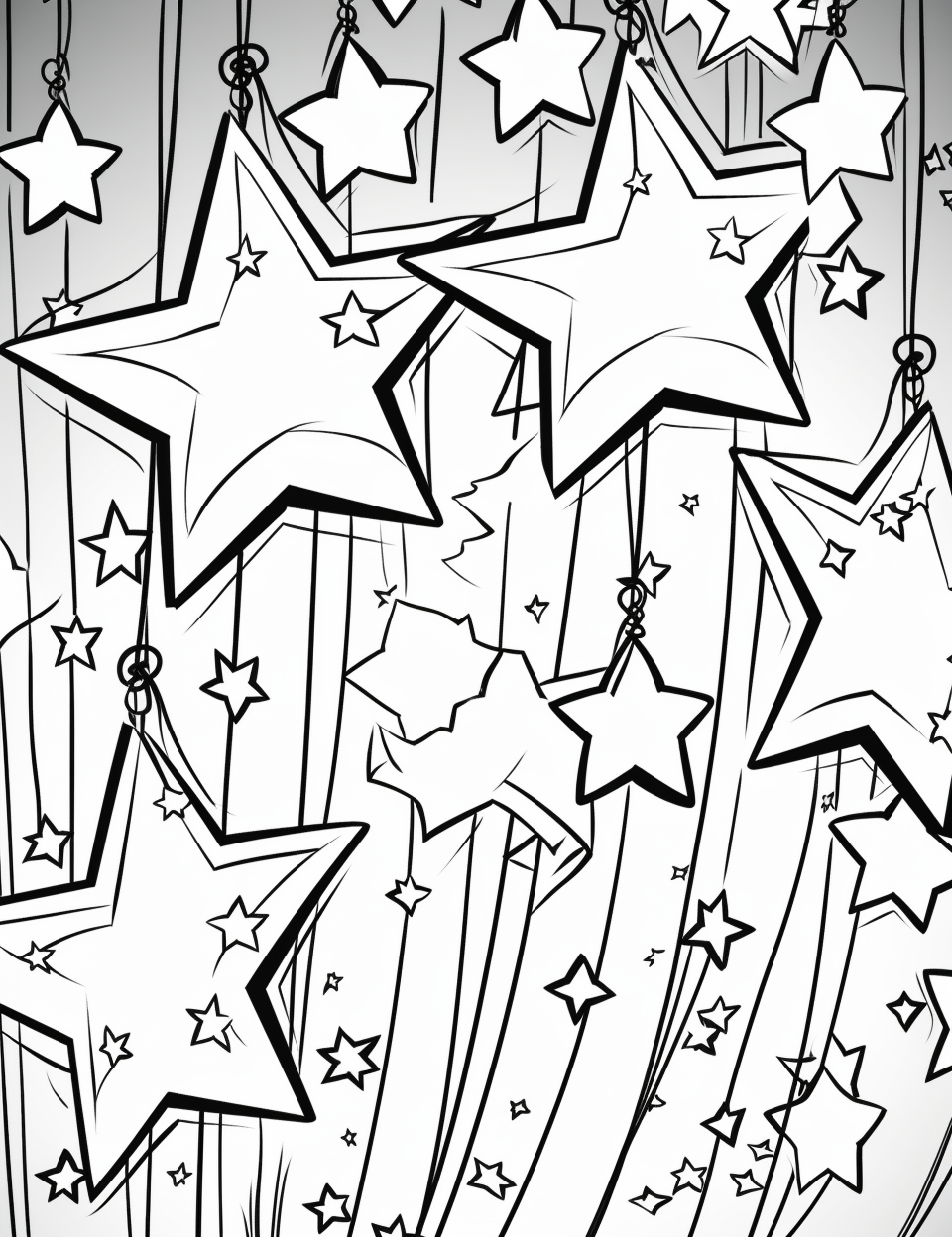 Color Craftables | Coloring Pages | Holiday - 4th of July - Stars and ...