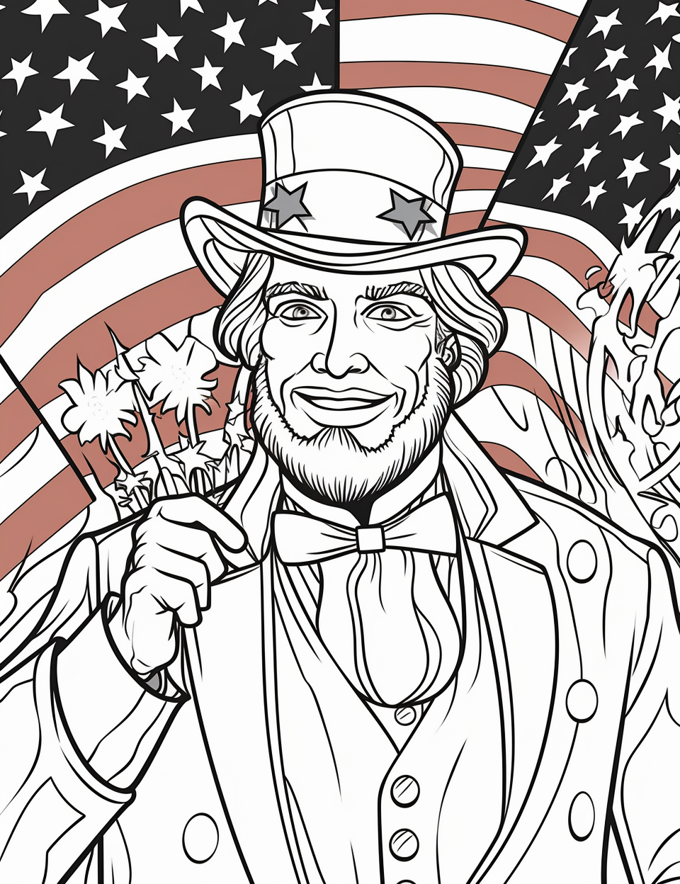 Color Craftables | Coloring Pages | Uncle Sam Coloring Pages