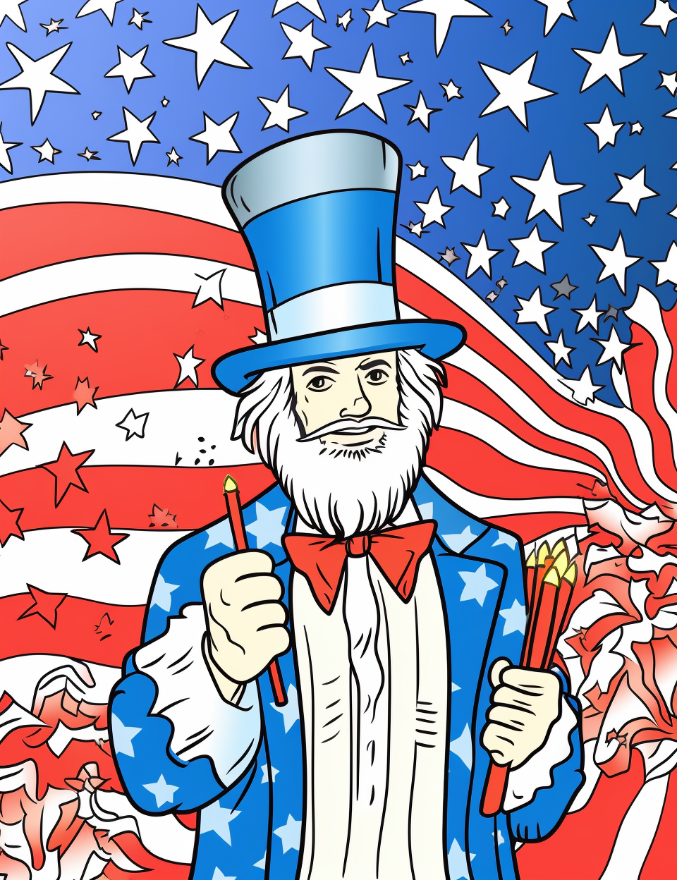 Color Craftables | Coloring Pages | Uncle Sam Coloring Pages