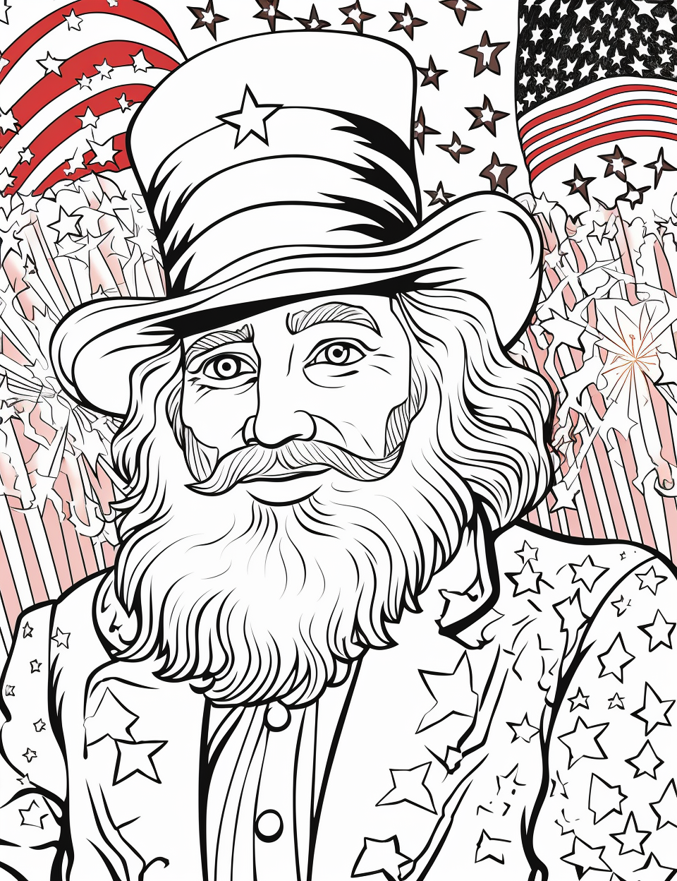 Color Craftables | Coloring Pages | Uncle Sam Coloring Pages