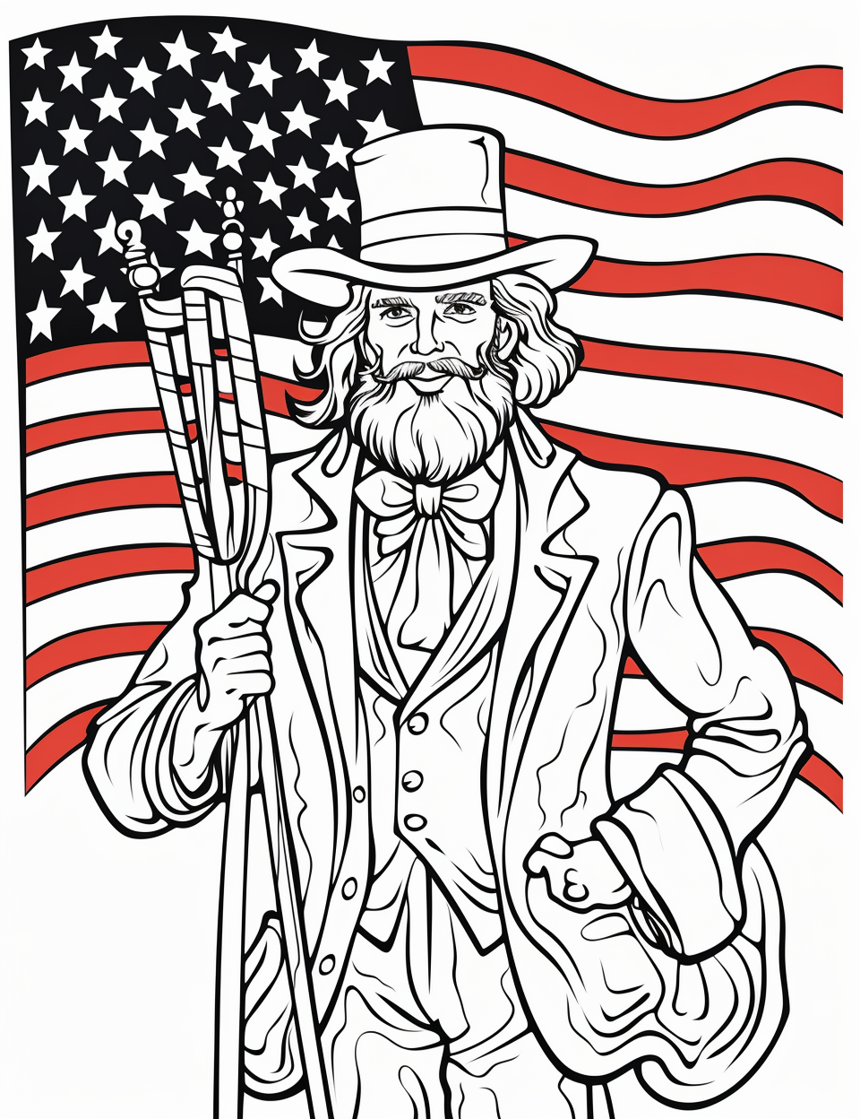 Color Craftables | Coloring Pages | Uncle Sam Coloring Pages