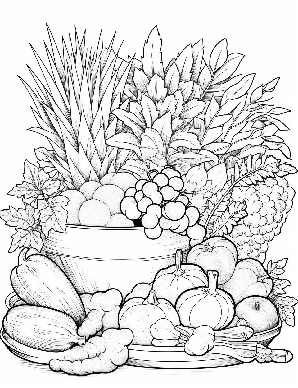 Color Craftables | Coloring Pages | Thanksgiving Stuffing Coloring Page