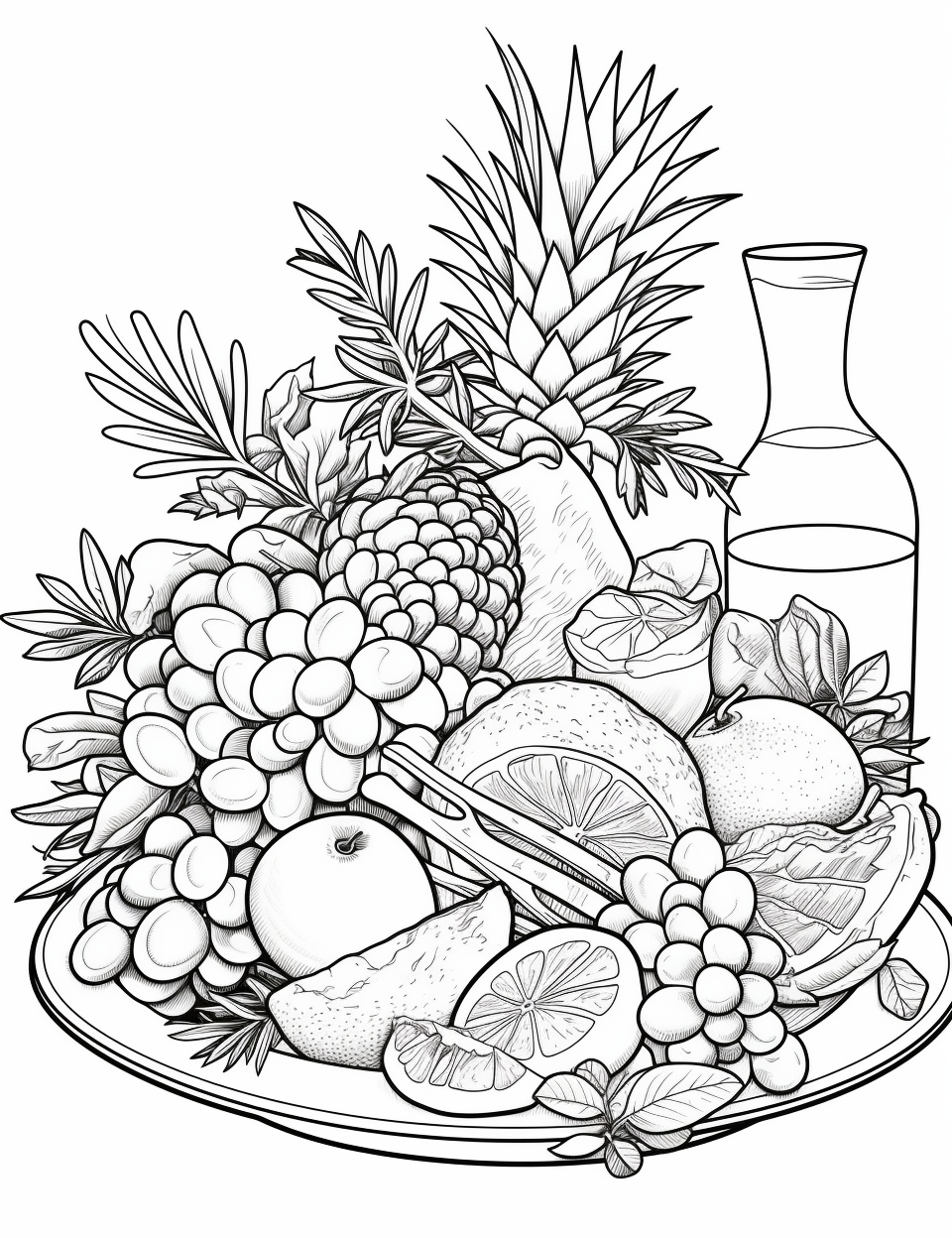 Color Craftables | Coloring Pages | Holiday - Christmas - Festive Feasts