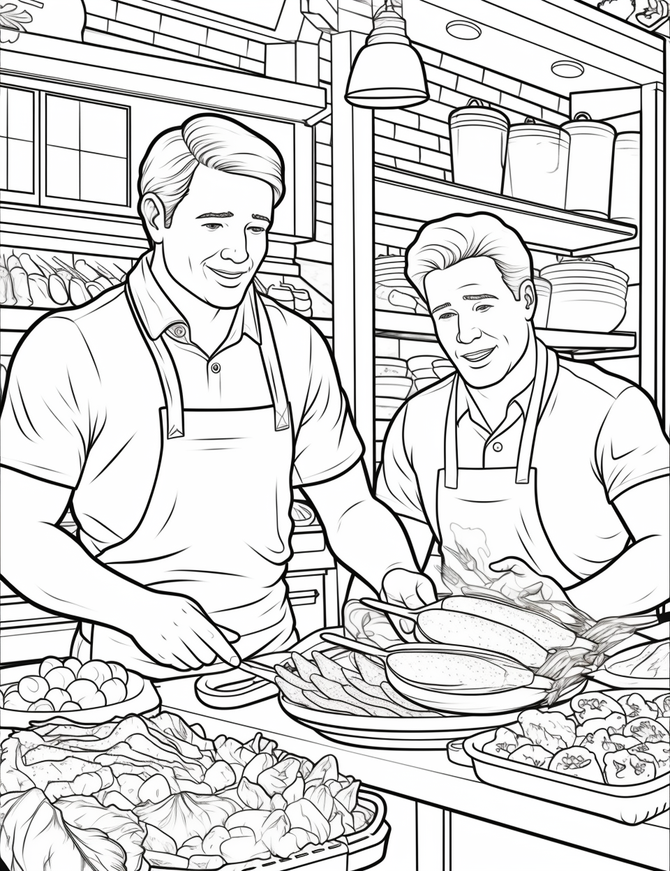 Color Craftables | Coloring Pages | Holiday - Fathers Day - Barbecue Grill