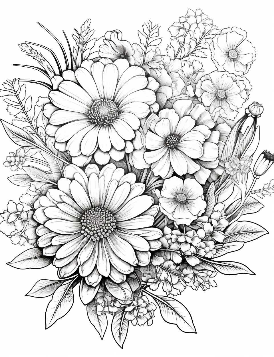 Color Craftables | Coloring Pages | Nature - Flowers