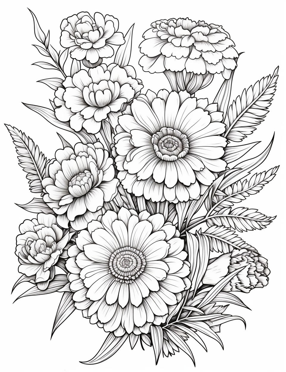 Color Craftables | Coloring Pages | Nature - Flowers
