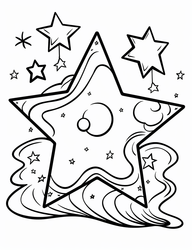 Color Craftables | Coloring Pages | Holiday - Christmas - Stars