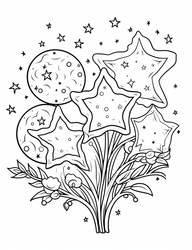 Color Craftables | Coloring Pages | Holiday - Christmas - Stars