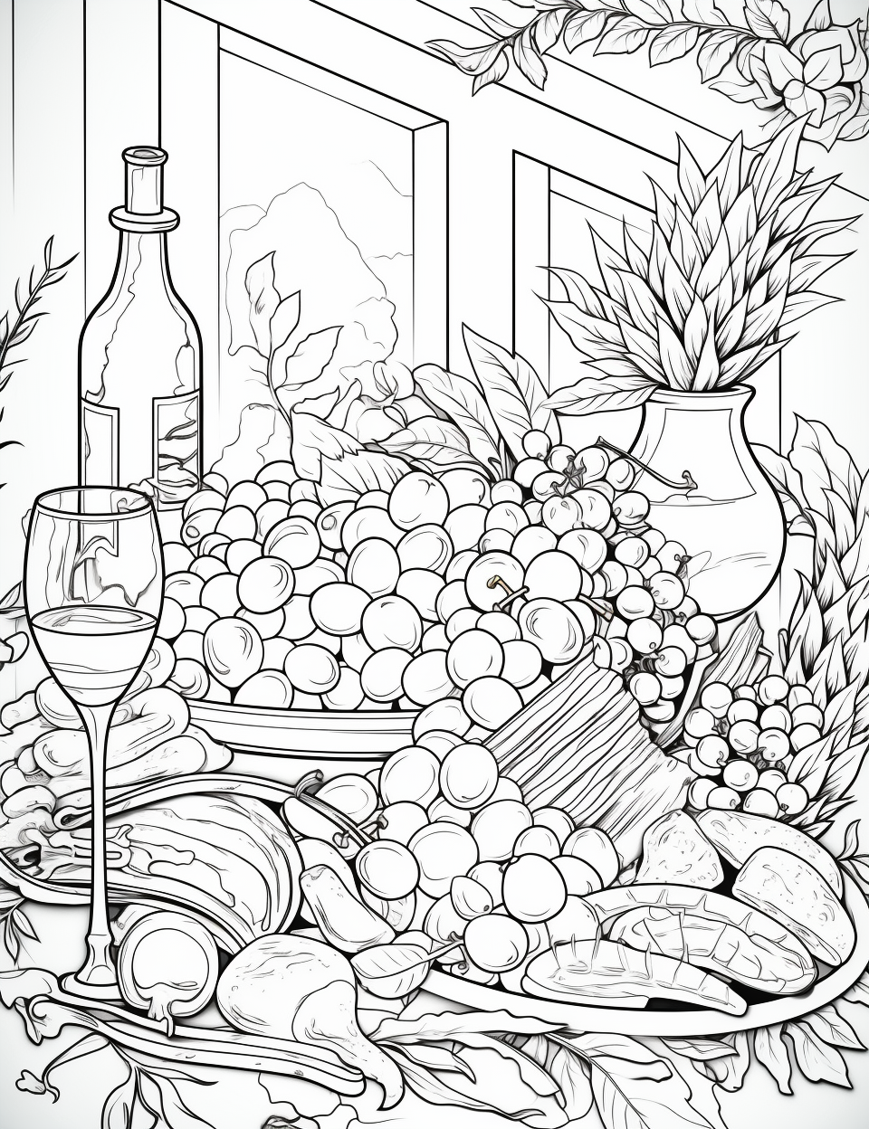 Color Craftables | Coloring Pages | Thanksgiving Stuffing Coloring Pages