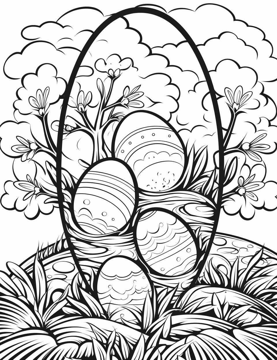 Color Craftables | Coloring Pages | Holiday - Easter - Egg Hunts