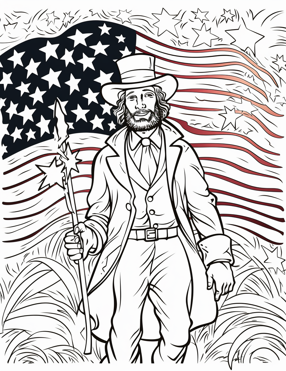 Color Craftables | Coloring Pages | Independence Day Parade Coloring Pages