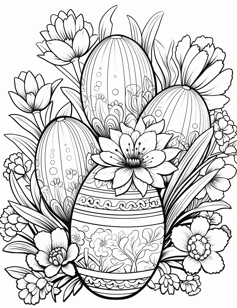 Color Craftables | Coloring Pages | Holiday - Easter - Eggs