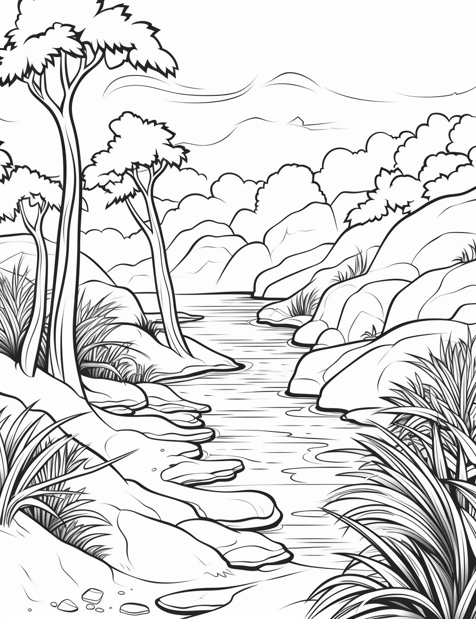 Color Craftables | Coloring Pages | Nature - Water Bodies