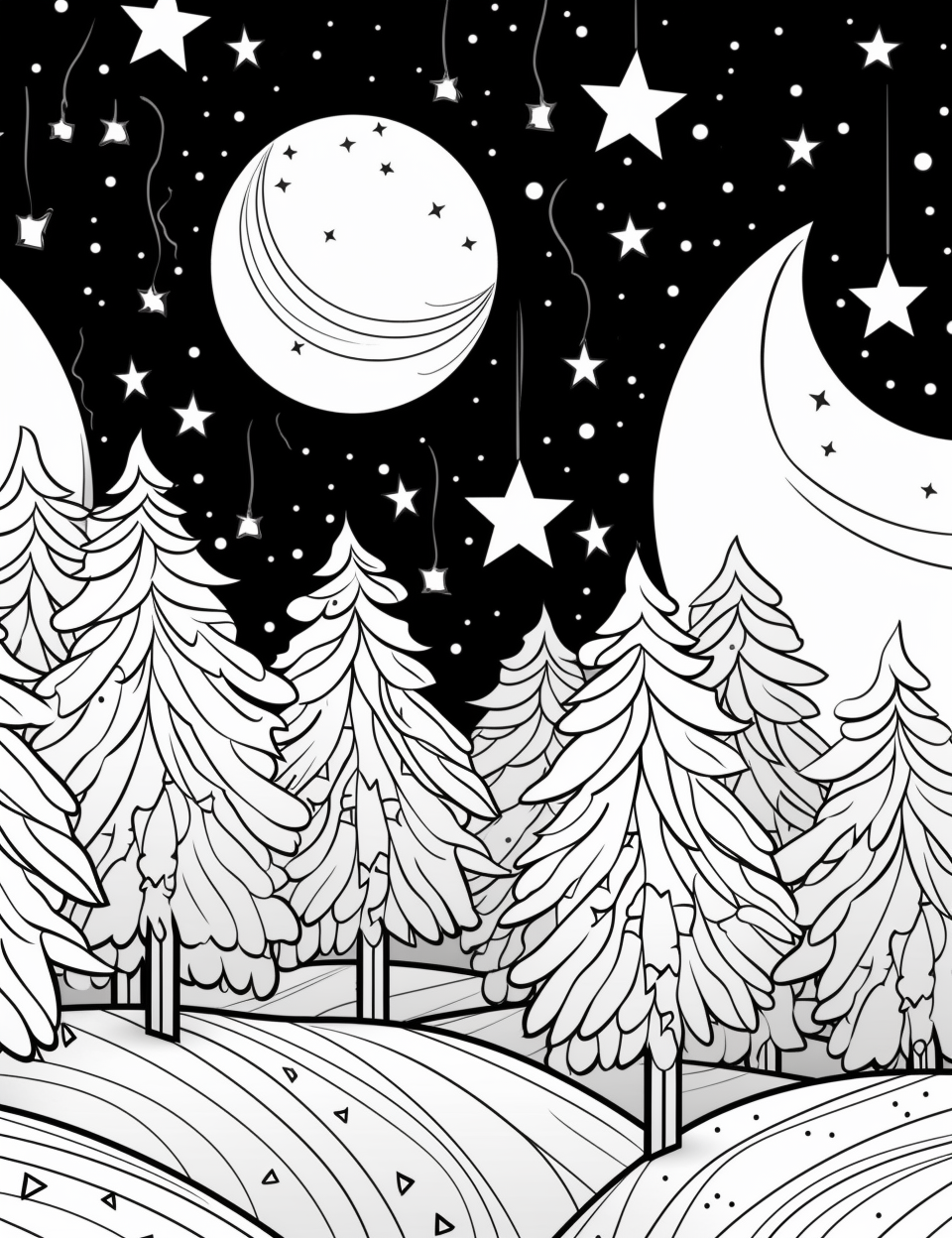 Color Craftables | Coloring Pages | Holiday - Christmas - Stars