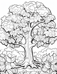 Color Craftables | Coloring Pages | Nature - Trees - Oak