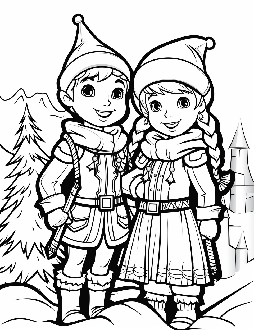 Color Craftables | Coloring Pages | Holiday - Christmas