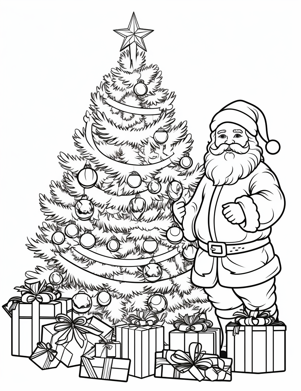 Color Craftables | Coloring Pages | Holiday - Christmas - Santa Claus