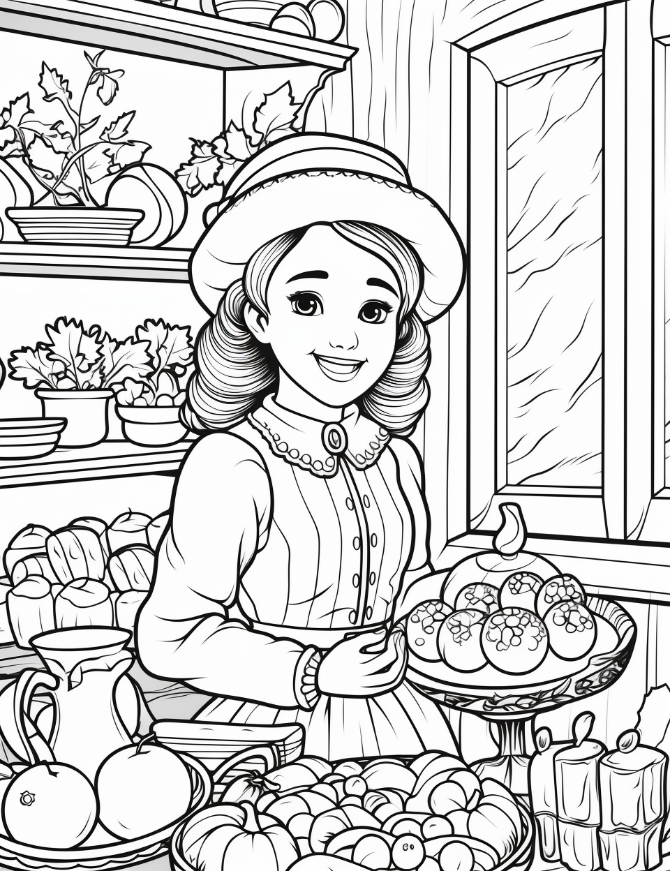 Color Craftables | Coloring Pages | Thanksgiving Stuffing Coloring Pages