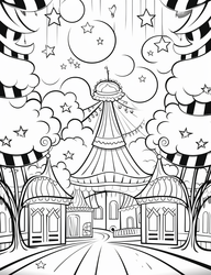 Color Craftables | Coloring Pages | Carnival & Circus - Attractions ...