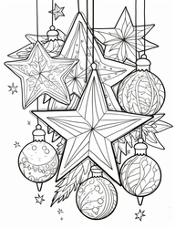 Color Craftables | Coloring Pages | Holiday - Christmas - Stars