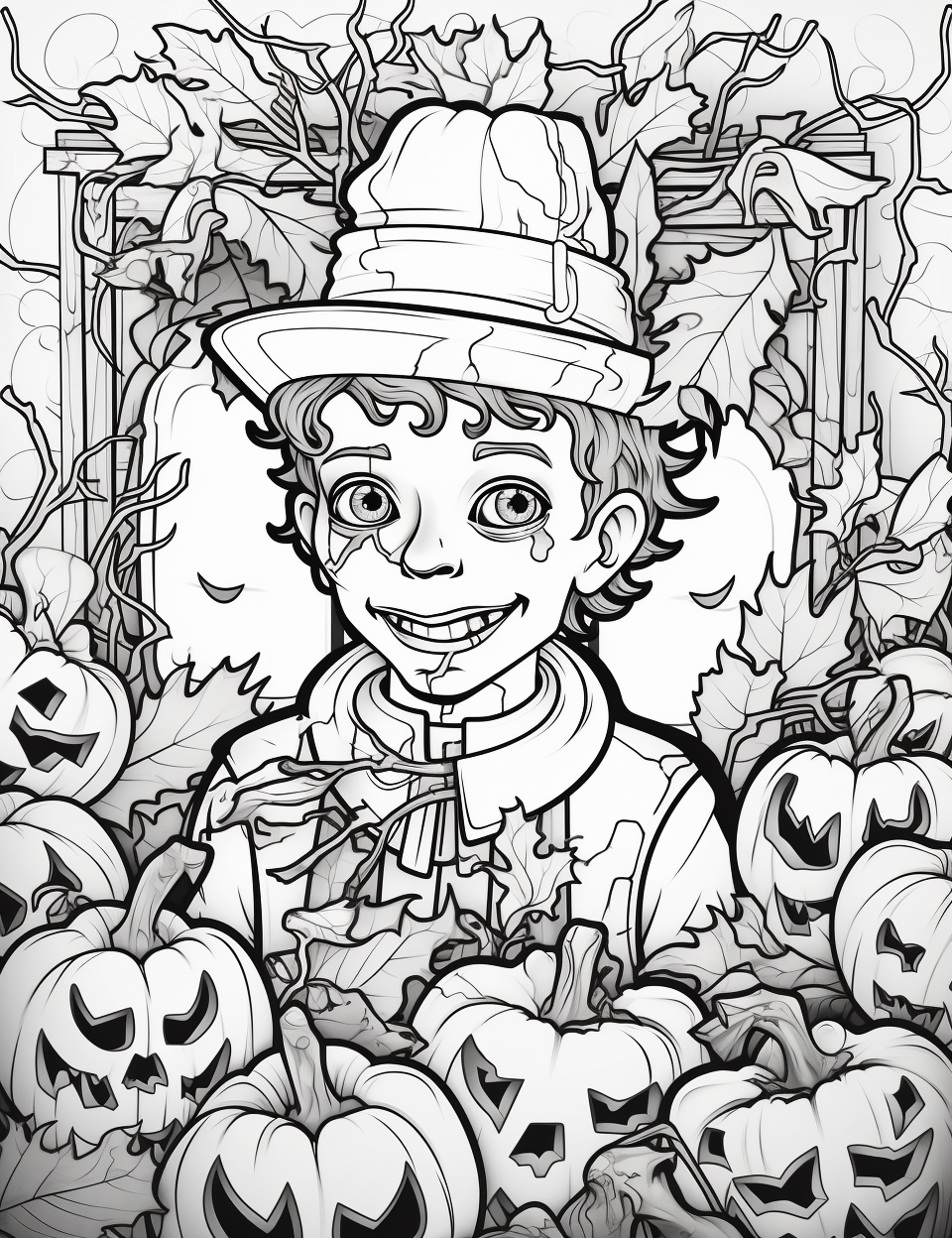 Color Craftables | Coloring Pages | Halloween Zombie Coloring Pages