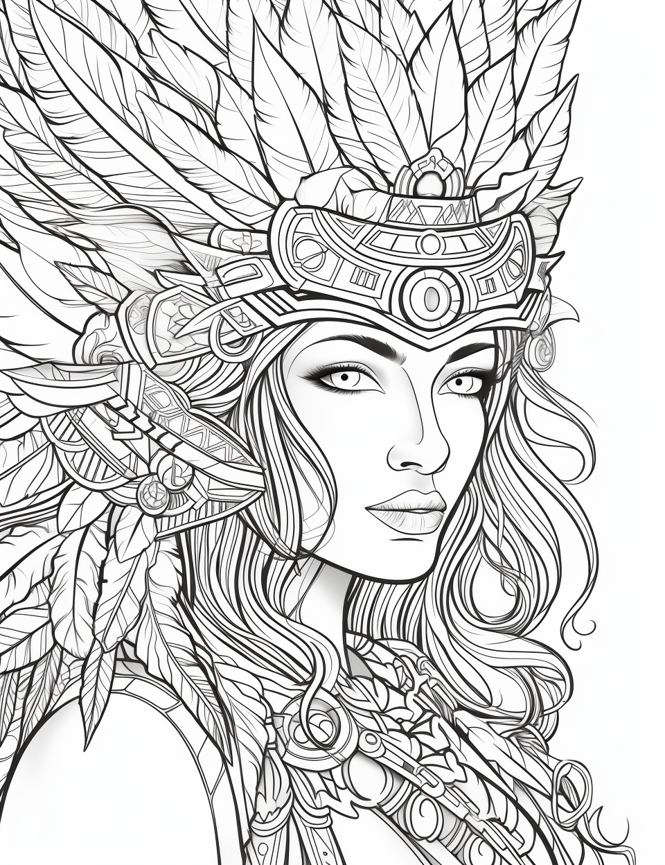 Color Craftables | Coloring Pages | Thanksgiving Native American ...