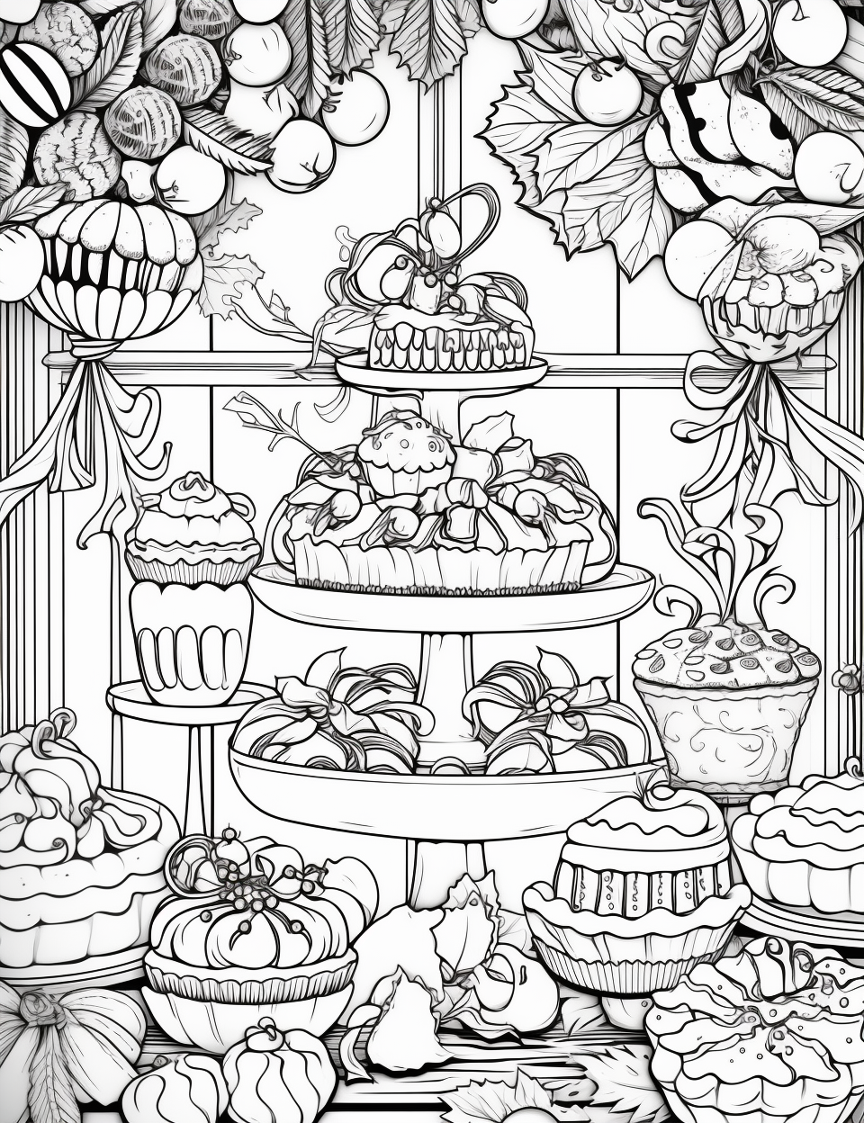 Color Craftables | Coloring Pages | Thanksgiving Stuffing Coloring Page