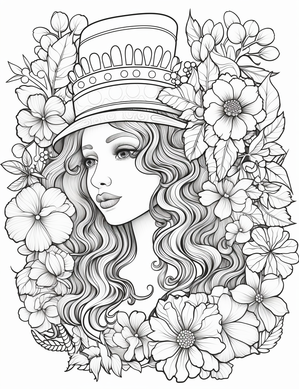 Color Craftables | Coloring Pages | Holiday - Easter - Bonnet