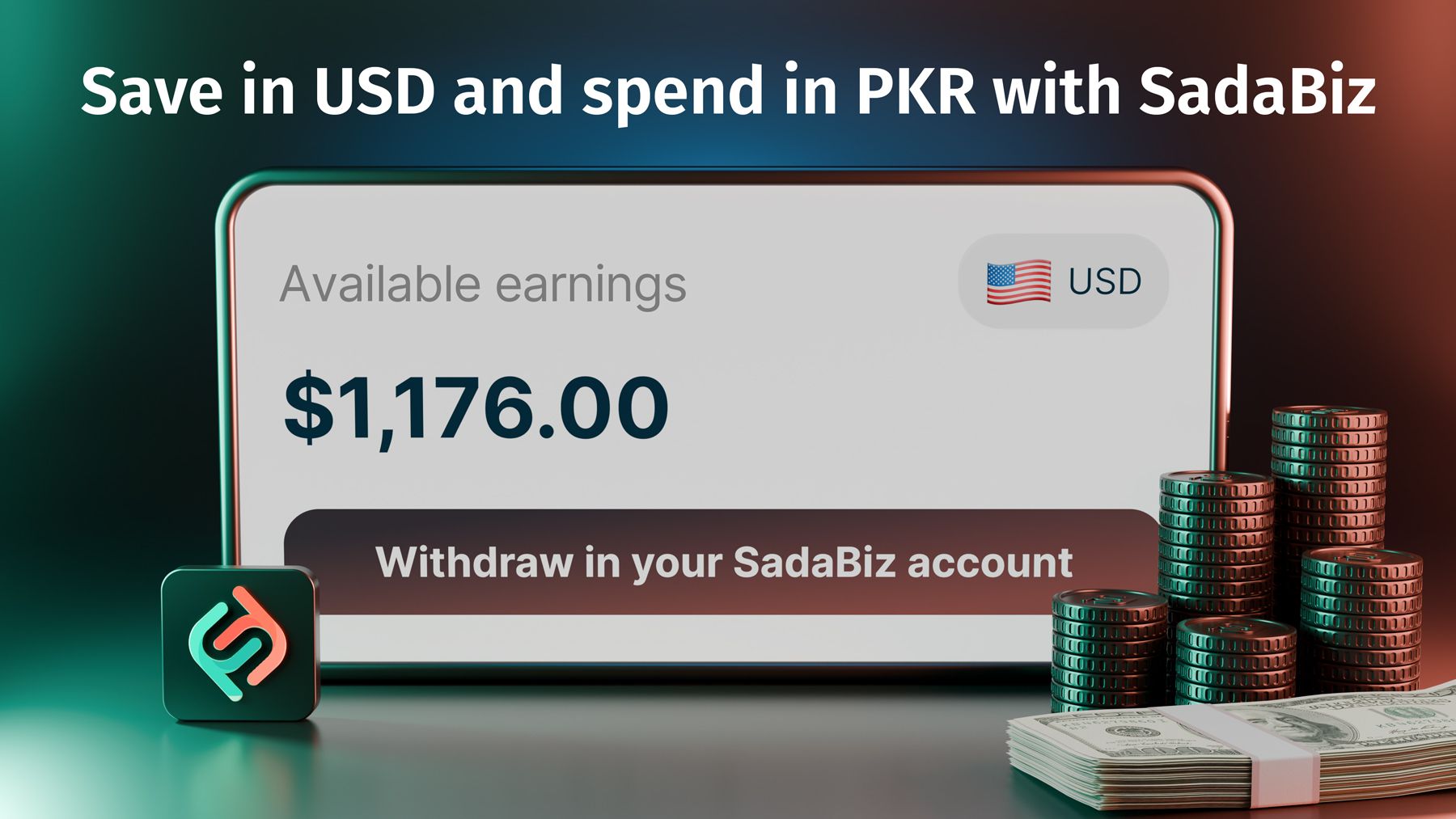 SadaBiz now allows freelancers to “Save in USD and earn in PKR!”