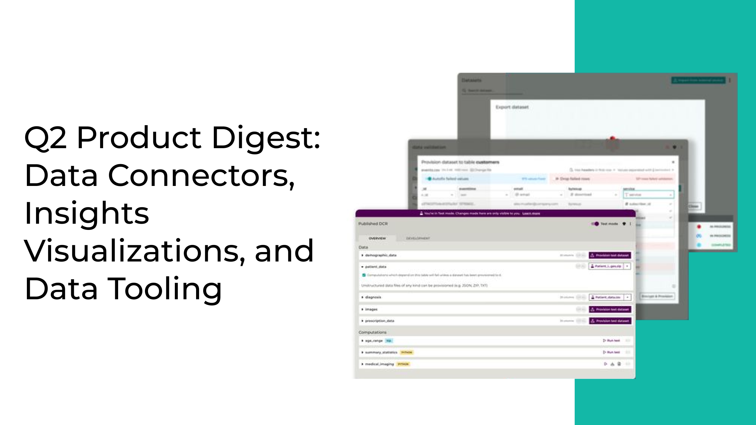 Product update: Data connectors, insights visualizations, and data tooling