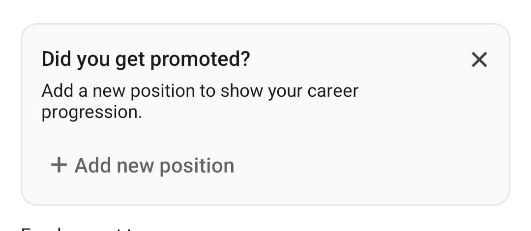 How to Add a Promotion on LinkedIn: Within Same Company or Outside
