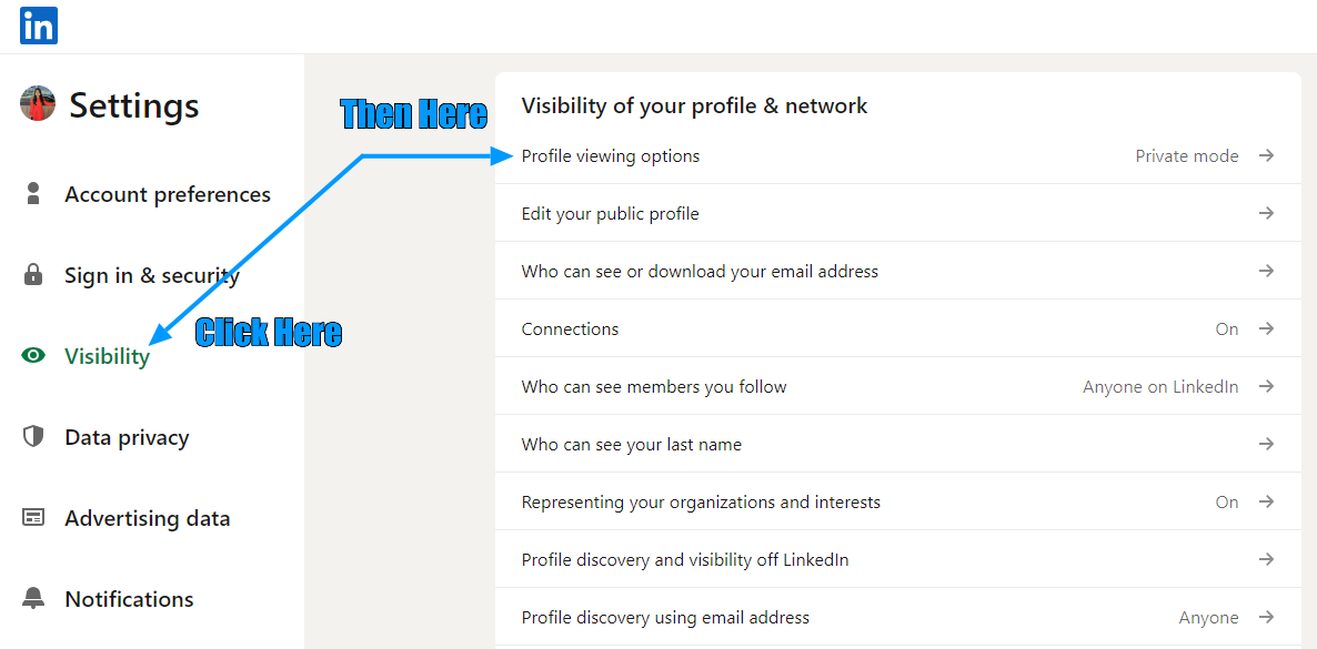 How to View Your Linkedin Profile as Someone Else + Go Invisible on LinkedIn
