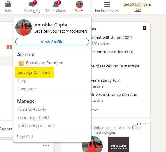 How to View Your Linkedin Profile as Someone Else + Go Invisible on LinkedIn