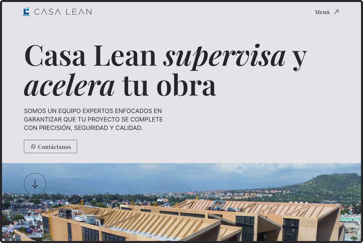 Inicio - Casa Lean - supervisa y acelera tu obra
