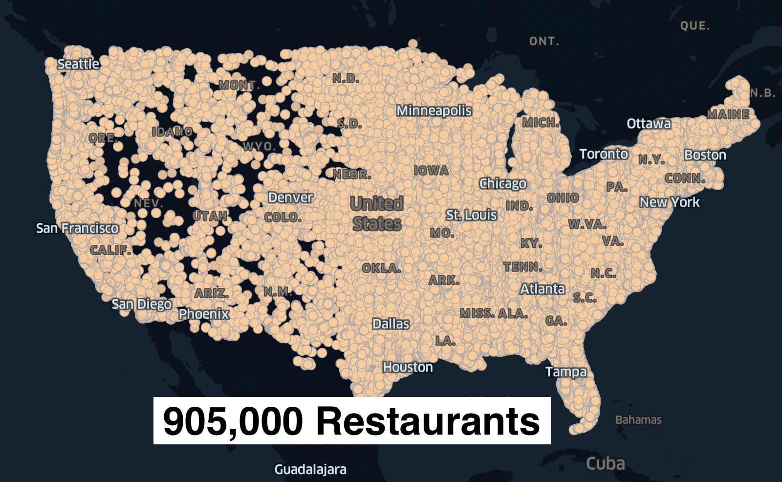 United States Restaurants and Cafe's Landscape in 2023